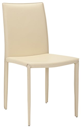 Safavieh Home Collection Karna Modern Cream Dining Chair (Set of 2)