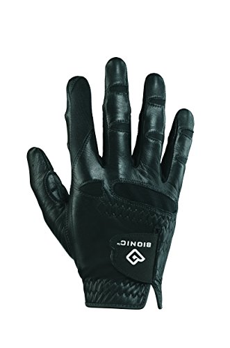 Bionic GGNBMRXXXL Men's StableGrip with Natural Fit Black Golf Glove, Right Hand, 3X-Large