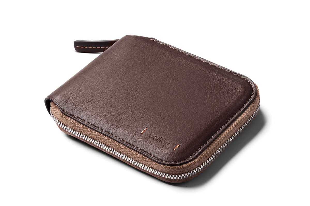 Bellroy Zip Wallet β Premium Edition (Zip leather wallet, coin wallet) - Aragon
