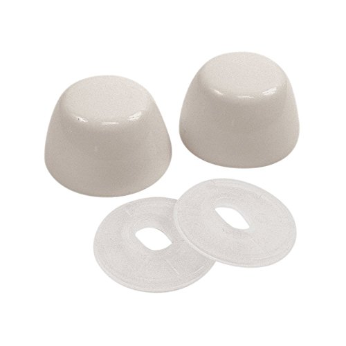 Danco 89094A Universal Toilet Bolt Cap, Plastic, Almond