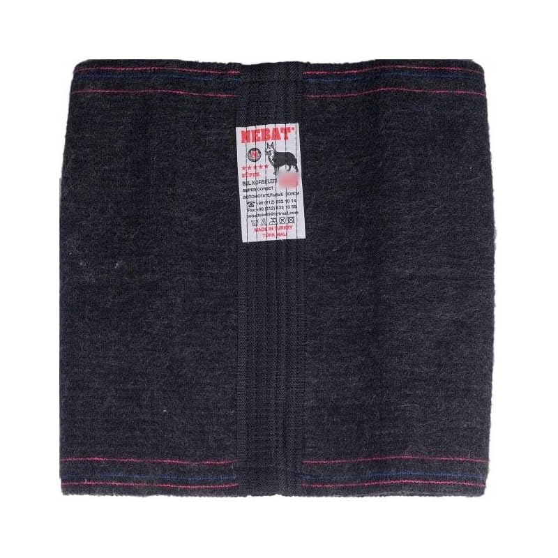 Dog's Hair Wool Therapeutic Belt for the Back and Waist Warming Orthopedic Bandage for Back Pain Arthritis, Neuritis (S)