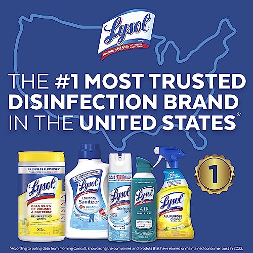 Lysol Air Sanitizer Spray, For Air Sanitization and Odor Elimination, White Linen Scent, 10 Fl. Oz (Pack of 3)