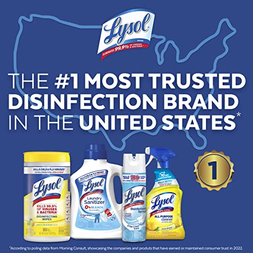 Lysol Laundry Sanitizer Additive, Bacteria-Causing Laundry Odor Eliminator, 0% Bleach Laundry Sanitizer, color, , Multi 90 Fl Oz Crisp Linen