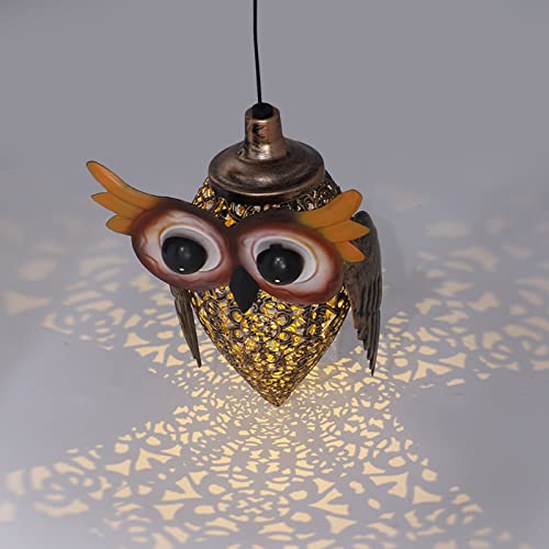 Solar Lanterns, Premium Metal Hanging Solar Light Wide Applicability LED Design for Home for Yard for Garden