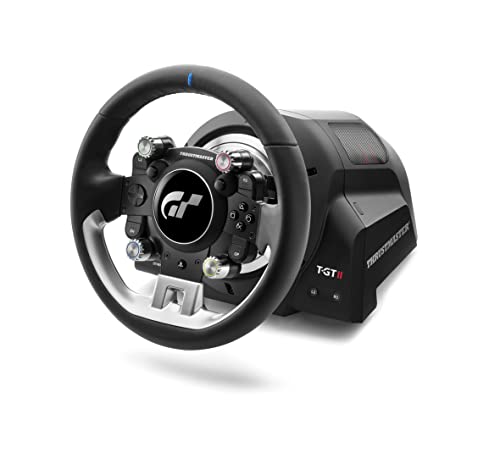 ThrustMaster T-GT II Pack - Wheelbase and Steering Wheel - Officially licensed for both PlayStation 5 and Gran Turismo - PS5 / PS4 /PC