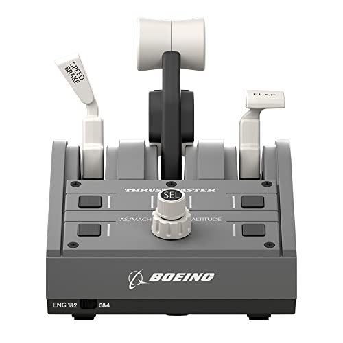 Thrustmaster TCA QUADRANT Boeing X Box Series et PC double manette des gaz - Att Grey USB Joystick PC, Xbox, Xbox One X, Xbox Series S