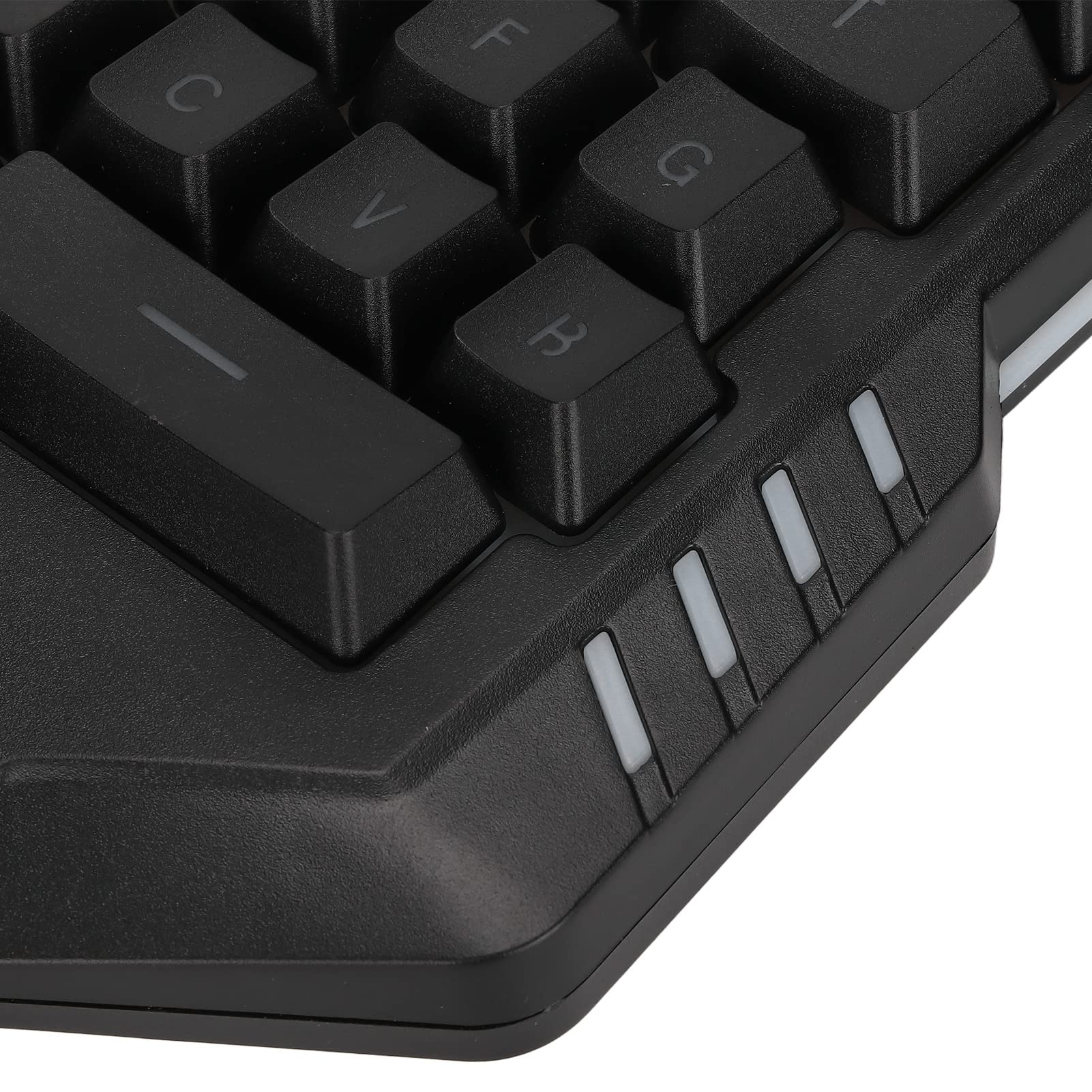 Hilitand One Handed Gaming Keyboard,35 Keys,LED Backlit,Ergonomic Mini Mechanical Gaming Keyboard,for Win 2000/XP/ME/7/8,for Vista,for Android,for Linux,for OS