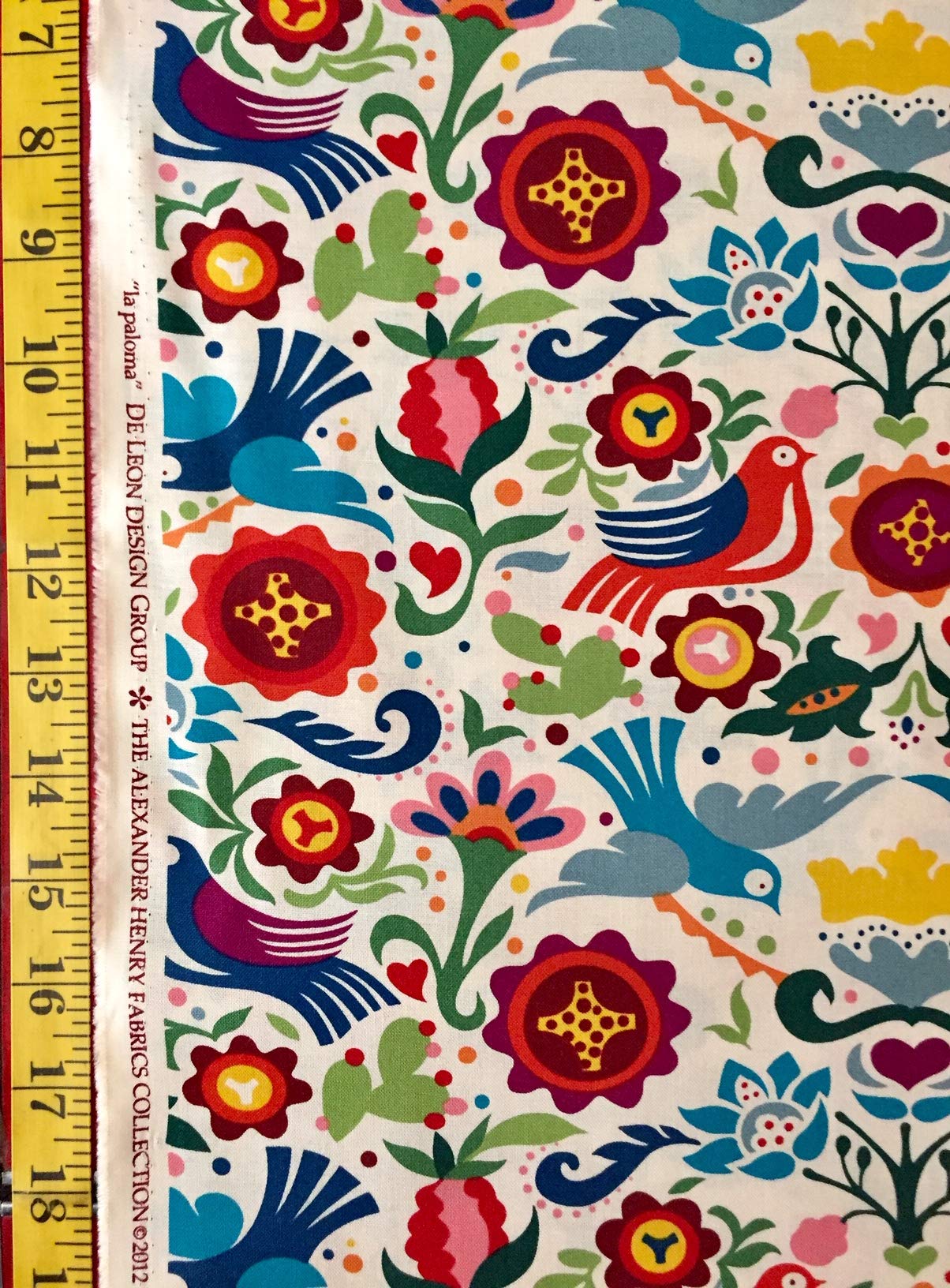 La Paloma Tea Alexander Henry Fabric - by The Yard