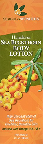 SeabuckWonders Organic Sea Buckthorn Body Lotion, 6 FL OZ