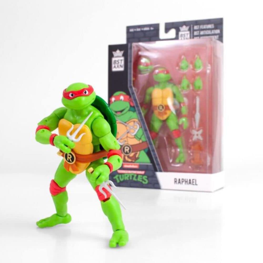 Loyal Subjects - BST AXN Teenage Mutant Ninja Turtles Raphael 5 Action Figure (Net)