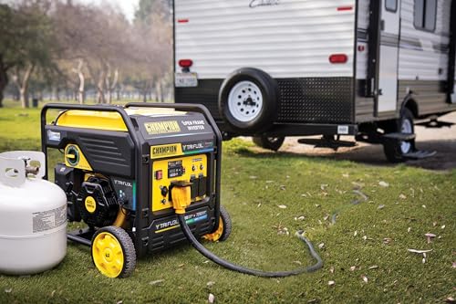 Champion Power Equipment 201176 9000-Watt Electric Start Tri-Fuel Open Frame Inverter Generator with CO Shield