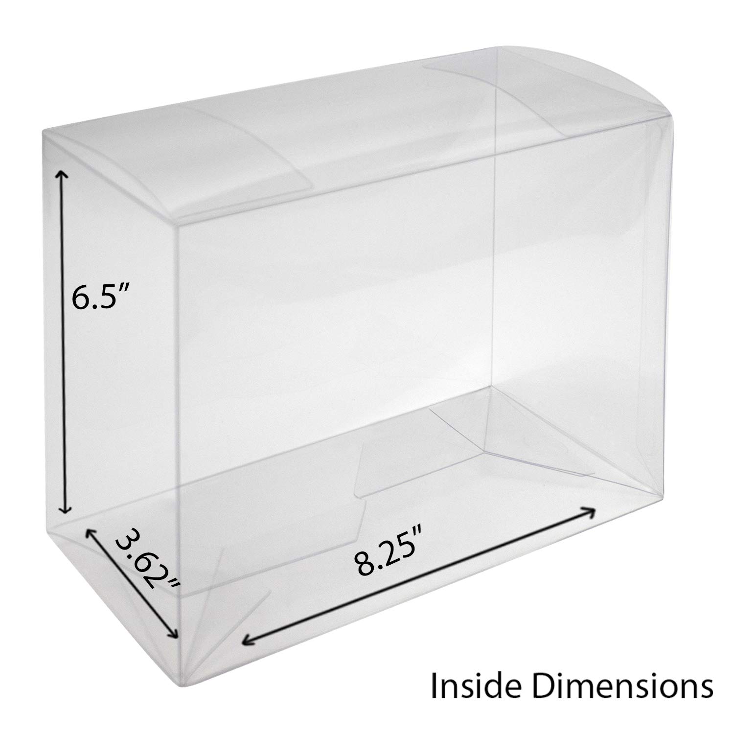 Viturio Plastic Box Protector Cases Compatible with Funko Pop! 2-Pack and VYNL Figures Clear .50mm (5 Pack)