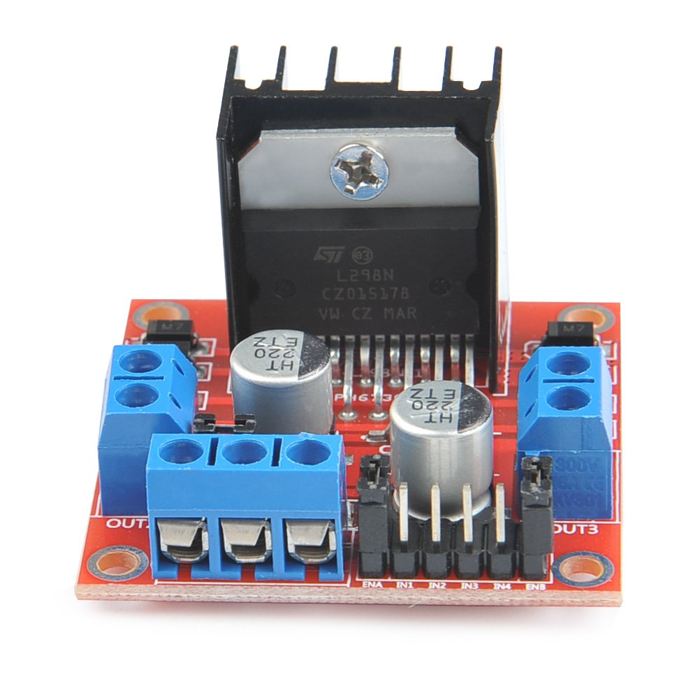 TIMESETL 5Pack L298N Motor Drive Controller Board DC Dual H-Bridge Robot Stepper Motor Control and Drives Module for Arduino Smart Car Power UNO MEGA R3 Mega2560
