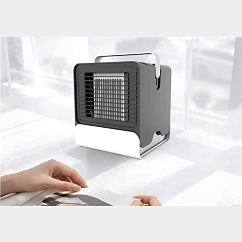 Personal Air Cooler Air Conditioner Fan, Portable Mini Space Cooler, Evaporative Humidifier, Purifier, Cooling Fan for Home Offices Kitchen