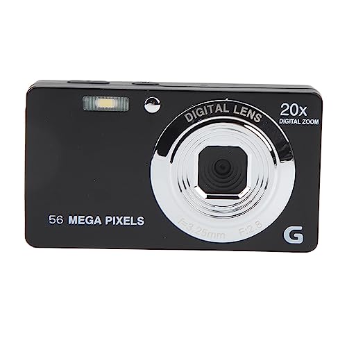 Camera Black 56MP 4K 20X High Definition Digital Camera for Adult Party (Black)