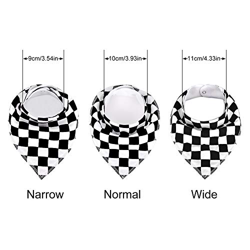 Maiwa Cotton Baby Bandanas Boys Bibs for Drooling Teething Feeding for 10 Pack