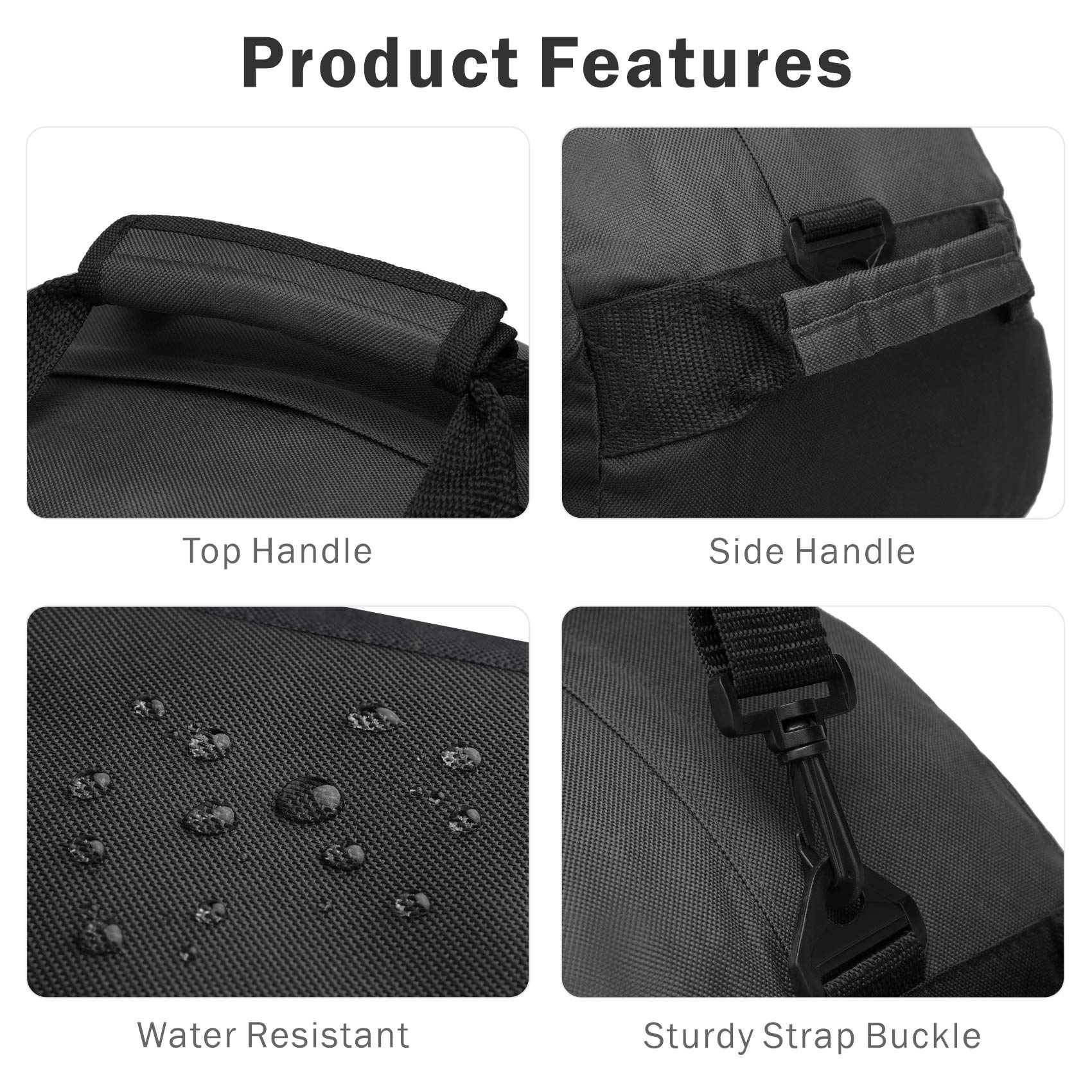 BuyAgain Duffle Bag, 18" Travel Carry On Sport Duffel Gym Bag with Top Handle For men Or Women