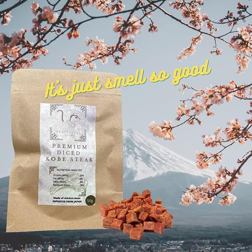 PETIVORE Premium Kobe Steak for Sugar Glider and Small Exotic Pet (Hamster, Squirrel, Chinchillas, Marmoset) Happy Treats, Snacks and Food (50g)