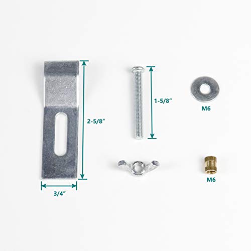 Daisypower Undermount Sink Clips,Sink Brackets,Kitchen and Bathroom Sink Supports Kits(10 Pack)