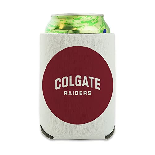 Colgate University Raiders Logo Can Cooler - Drink Sleeve Hugger Collapsible Insulator - Beverage Insulated Holder