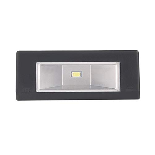 Vxkbiixxcs-o Garden Light, Square Solar Power Garden Light Patio Waterproof Wall Fence Lamp Home Decoration White