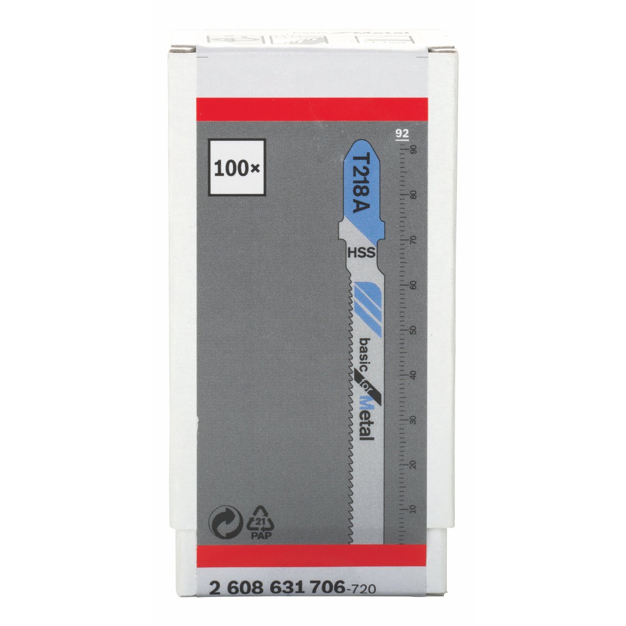 Bosch 2608631706 Jigsaw Blade "T218A" 100 Pcs