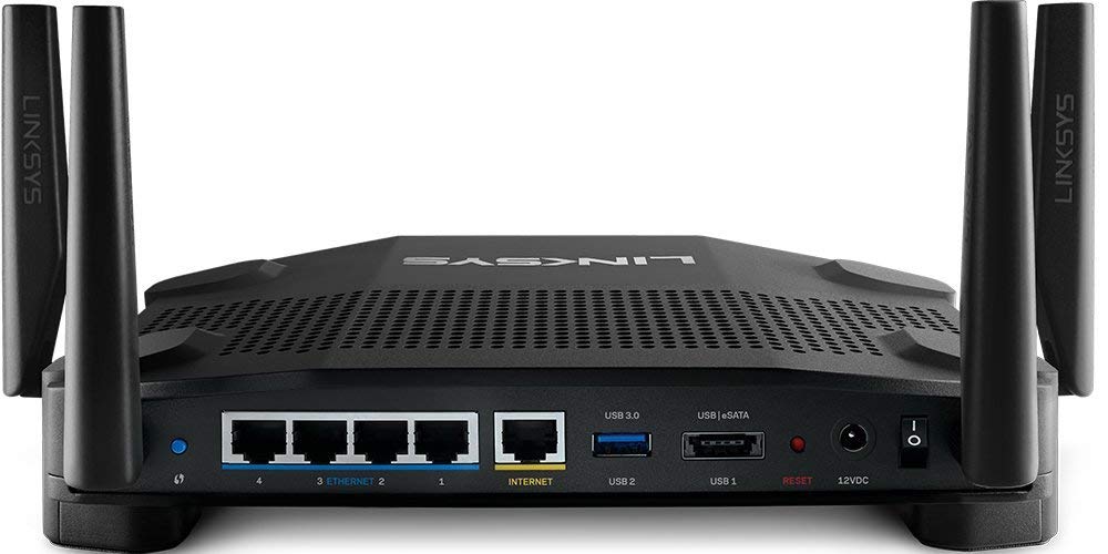 Linksys WRT Gaming WiFi Router Optimized for Xbox, Killer Prioritization Engine to Reduce Peak Ping and Latency, Dual Band, 4 Gigabit Ports, AC3200 (WRT32XB)