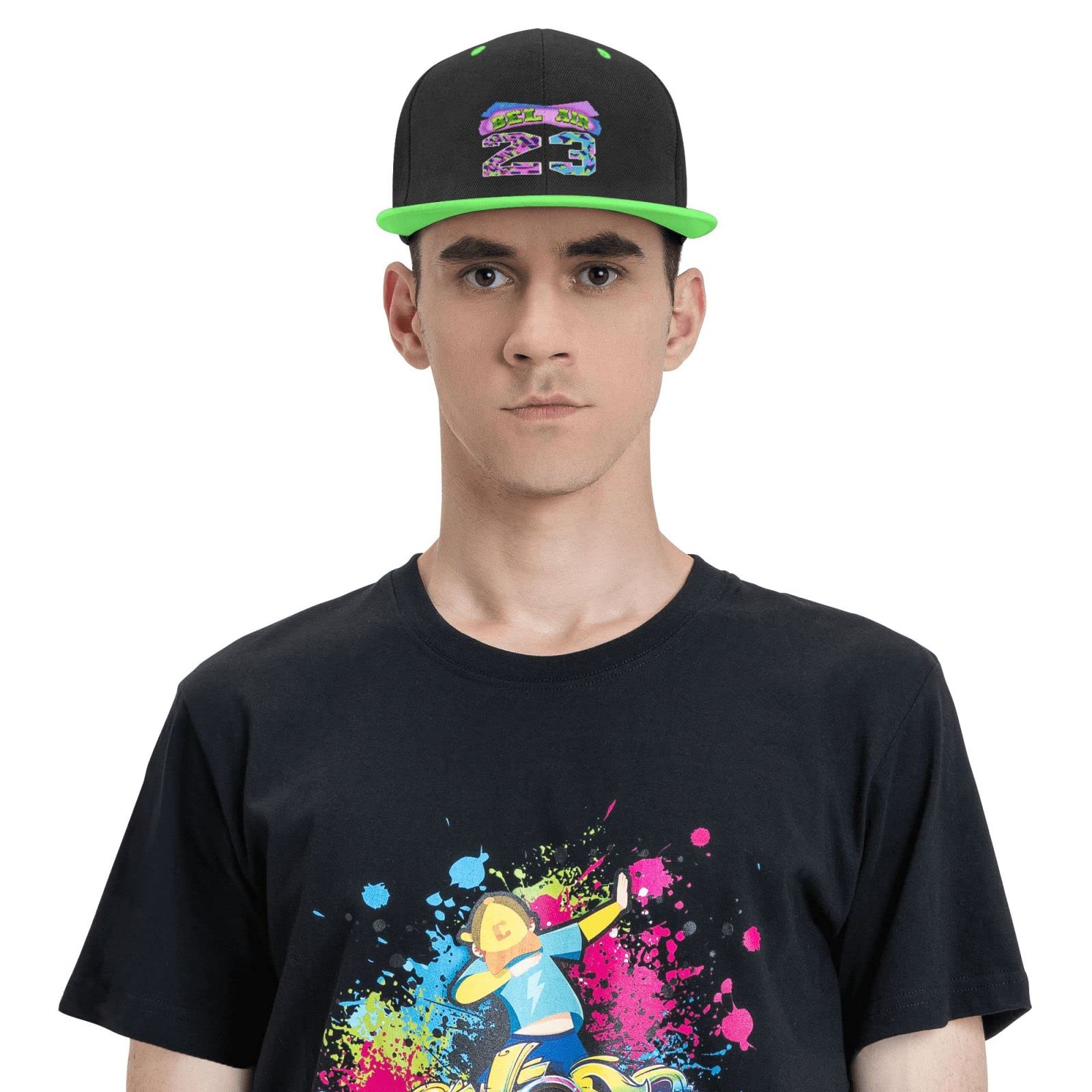 Birsppy KEUJHFQ Green 23 Hat Men Women 80s 90s Theme Party Hip-Hop Baseball Caps Cool Hats