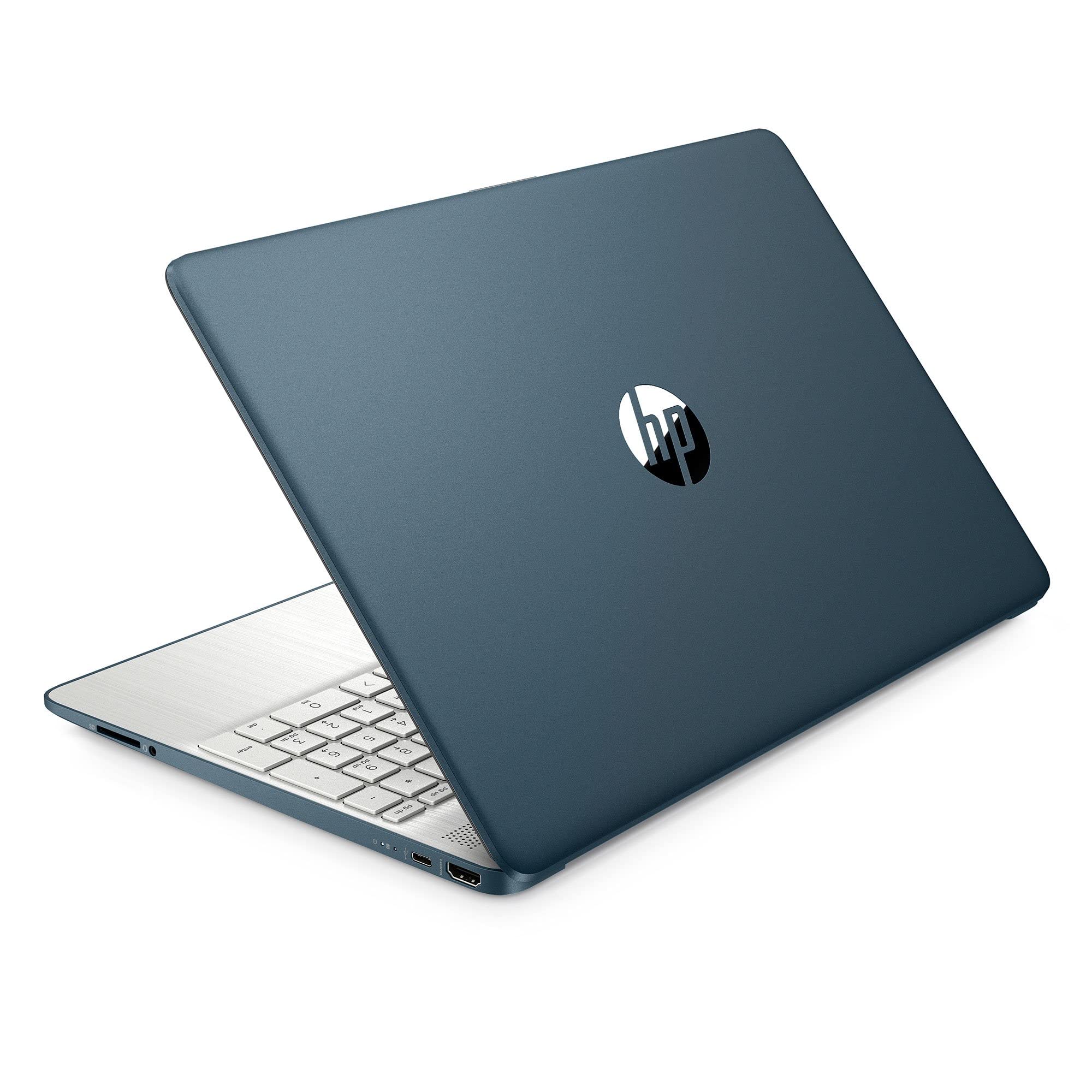HP 2022 15 Laptop, AMD Ryzen 5 5500U(Beat i7-1065G7) 16GB RAM 512GB SSD, Webcam, 15.6 FHD Display, HDMI, Wi-Fi, Premium Lightweight Thin Design, Blue, Windows 11| Accessories Bundle
