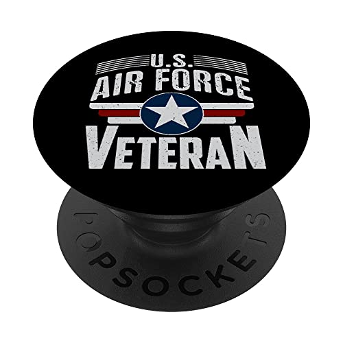 DD214 Alumni Patriotic USAF Retired US Air Force Veteran PopSockets Swappable PopGrip