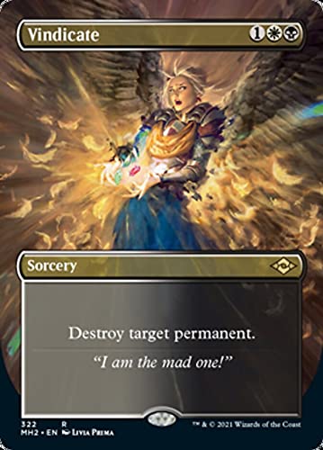 Magic: the Gathering - Vindicate (322) - Borderless - Modern Horizons 2