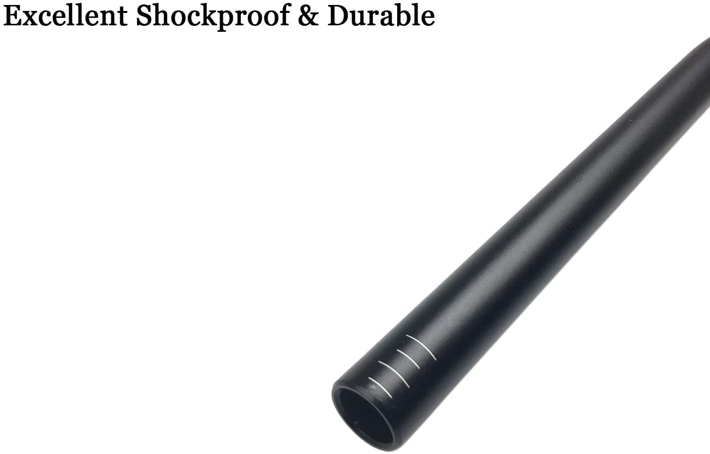 Wake 31.8mm MTB Mountain Bike Handlebar, Aluminum Alloy Mountain Bike Bicycle Riser Handlebar Extra Long 720/780mm with Paint Matte Surface (Black, 720mm)