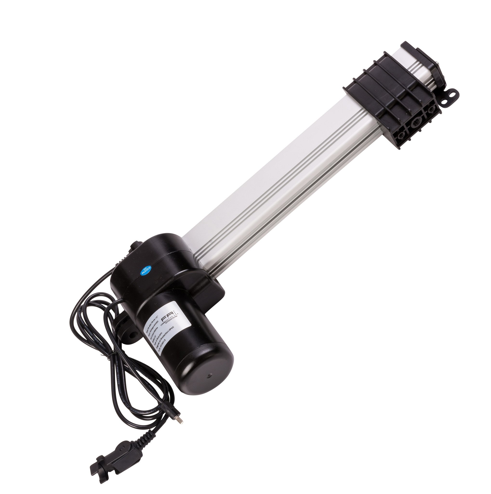 Firgelli 20" Stroke Heavy Duty Track Actuator 200lbs Force