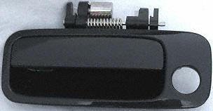 Replacement Front Door Handle Lh, Outside, Smooth Black, W/ Keyhole compatible for Camry / Es300 97-01, Japan/usa Built