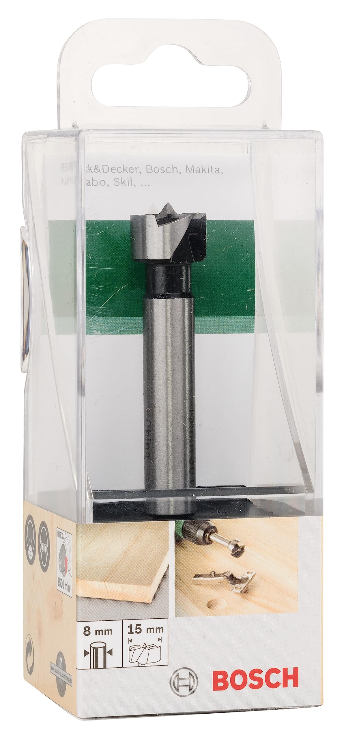 Bosch 2609255285 90mm Forstner Drill Bit with Diameter 15mm