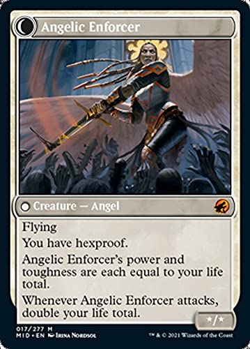 Magic: the Gathering - Enduring Angel // Angelic Enforcer (017) - Innistrad: Midnight Hunt