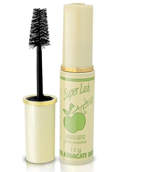 By Apple Super Lash Mascara 6 Pack Mexican Mascara Promotes Natural Growth Full Volume Lashes Length Fierce Long Lasting Intensified Eye Makeup 5 Black plus 1 clear Set
