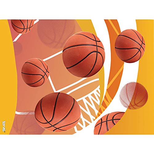 Tervis Basketballs Net & Golden Background Made in USA Double Walled Insulated Tumbler Travel Cup Keeps Drinks Cold & Hot, 24oz, Lidded