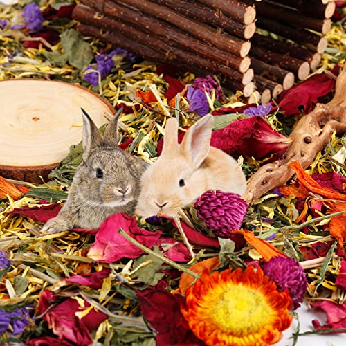 Hamster Bedding- Handmade Natural Flower Guinea Pig Bedding - for Squirrels, Guinea Pigs, Rabbits, Chinchillas, Prairie Dogs, Degus, Hamsters, Gerbils & Other Small Pets