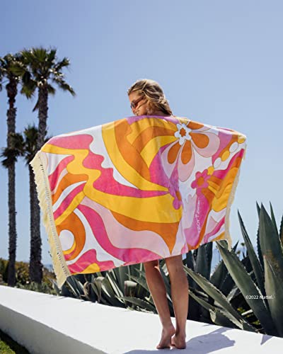 FUNBOY & Barbie Luxury Dream Oversized Beach Towel with Fringe