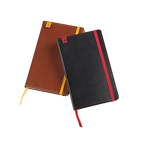 Southworth Business Journal, 5.125” x 8.25”, Black Bonded Leather, Elastic Closure, 240 Pages (98886), Model: 98886-01
