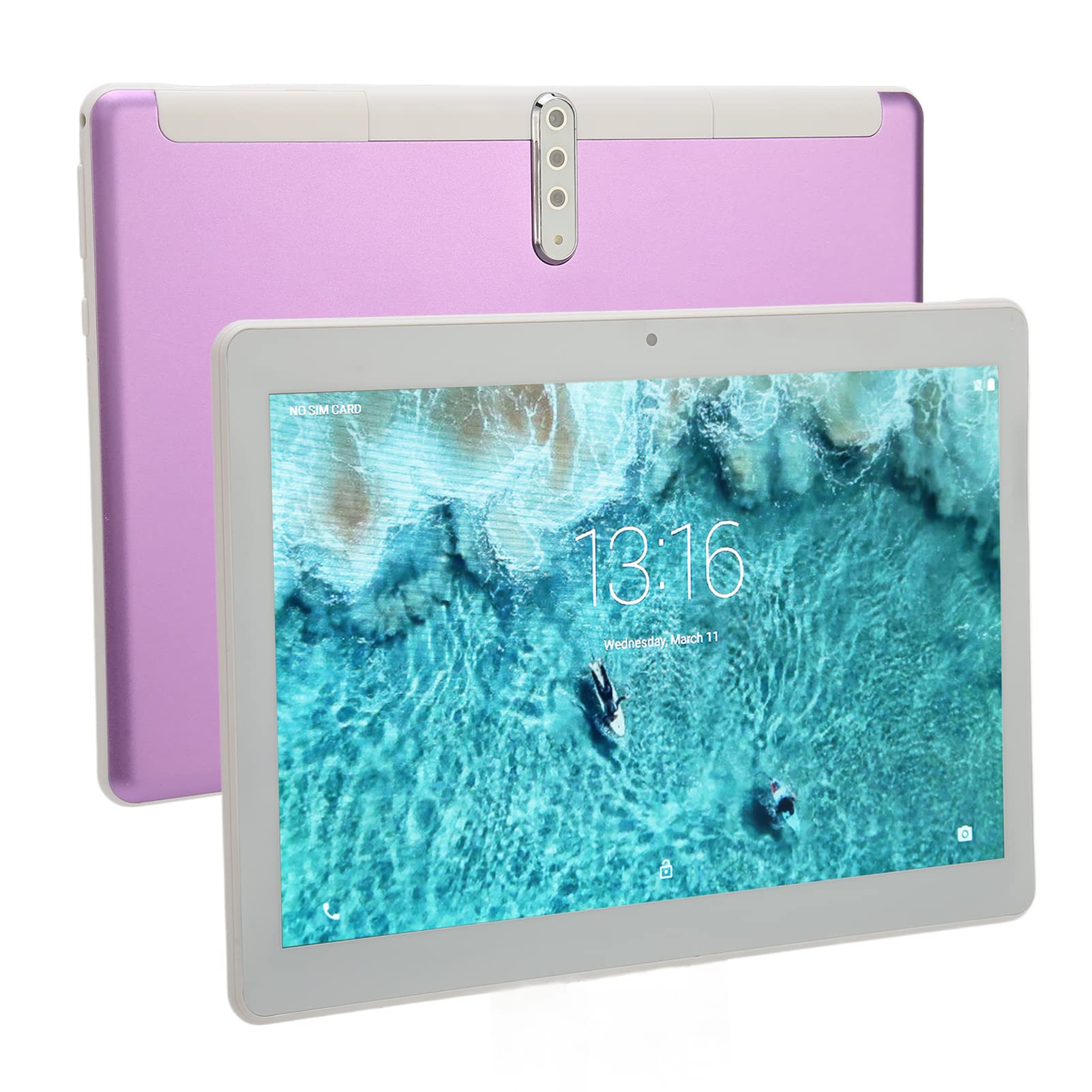 doder Phone Tablet, Dual SIM Dual Standby 10.1 Inch Tablet 4GB RAM 64GB ROM for Entertainment (US Plug)