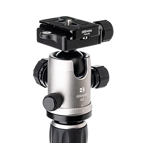 Benro MeFOTO Globetrotter Travel Tripod, Ballhead and Monopod in Titanium, 2 Series Aluminum Legs, 4 Leg Sections, Twist Leg Locks, Padded Carrying Case (BMGTATTN)