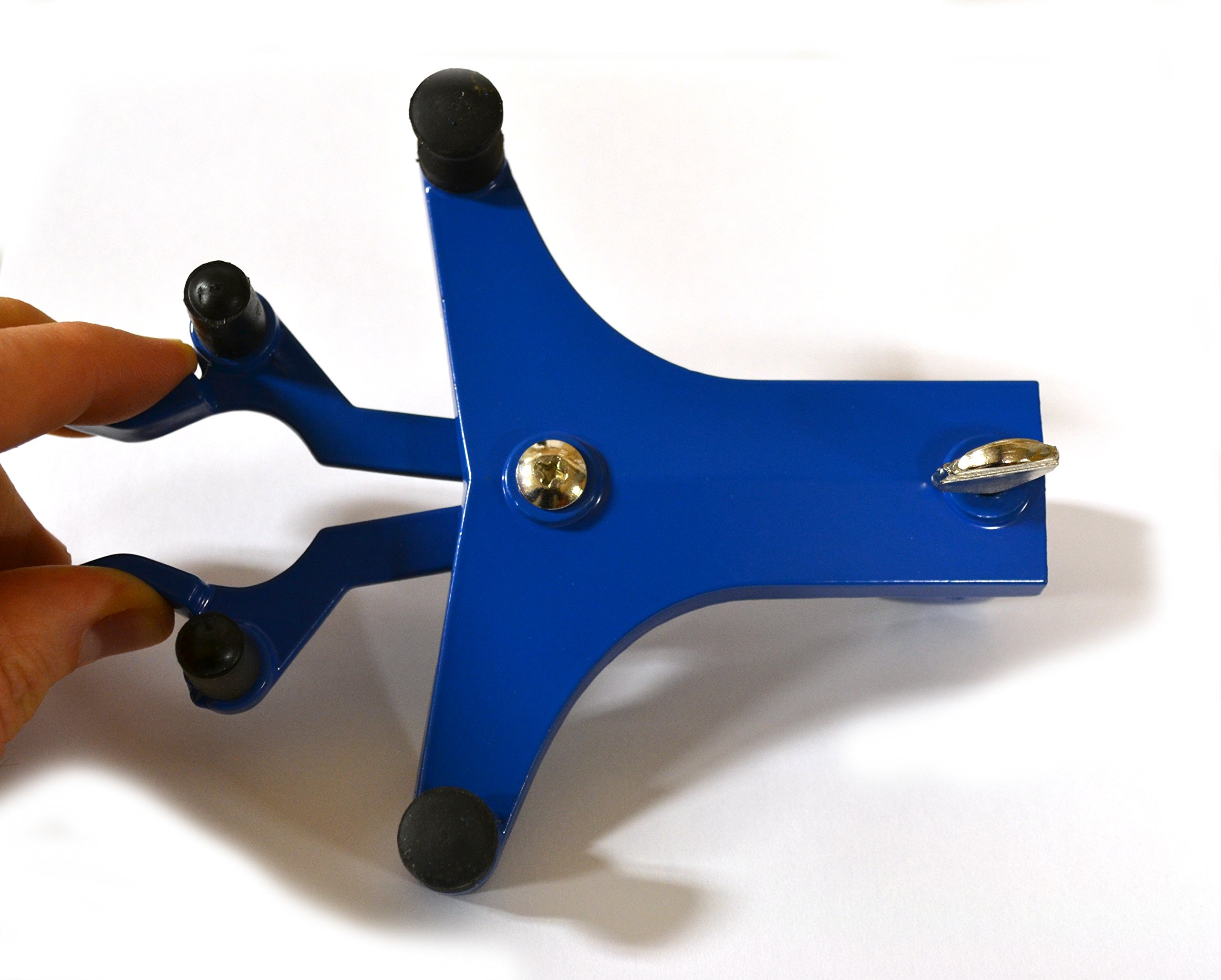 EISCO Burette/Tube Clamp, Single - High Strength Alloy - Spring Loaded Jaws - 7/8" Width Capacity, Holds Burettes up to 100mL - Fits Max 16mm Dia. Rods