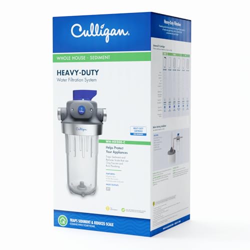 Culligan WH-HD200-C Whole House Water Filter System 1β Inlet/Outlet β Improve Tap Water Taste, Remove Sediment, Protect Appliances