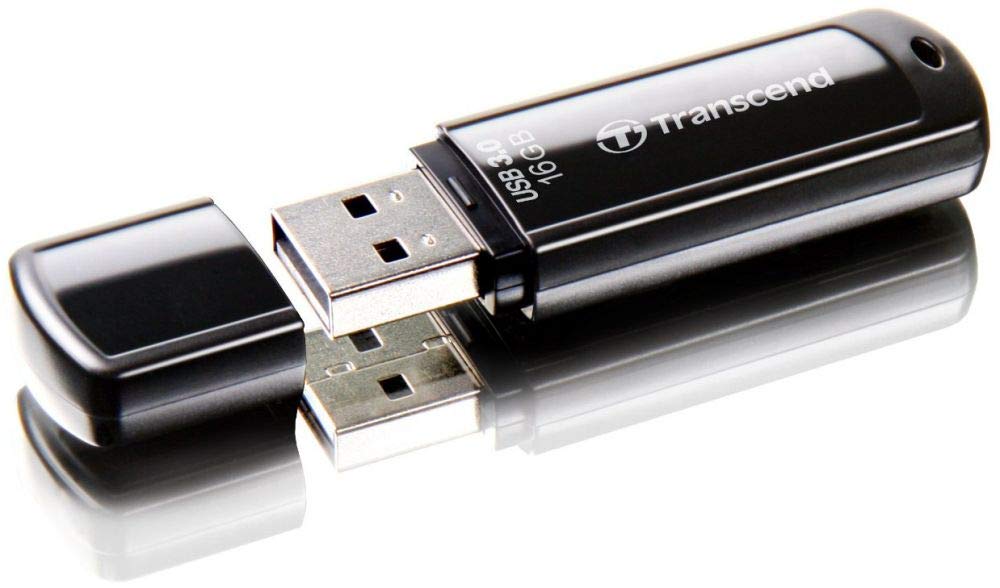 Transcend 16GB JetFlash 700 USB 3.1 Flash Drive (TS16GJF700), black
