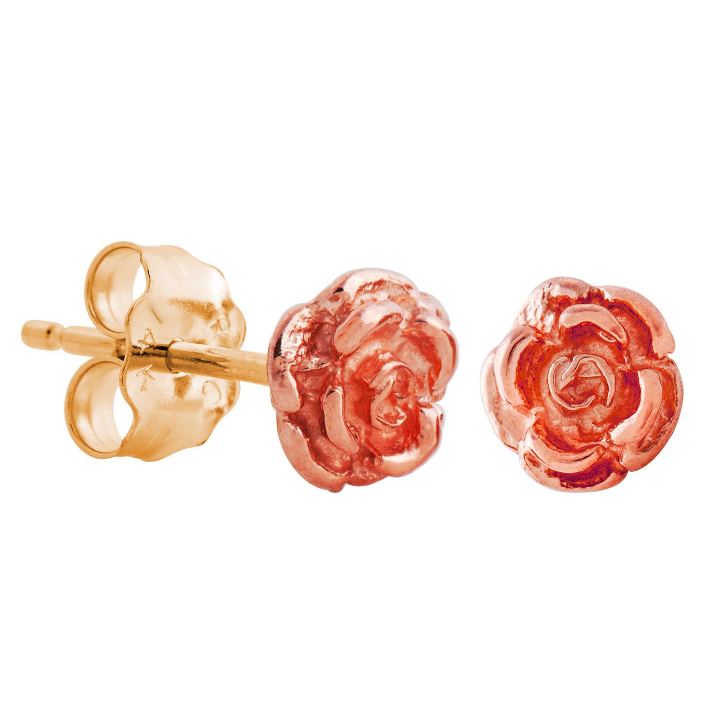 Black Hills Gold Rose Earrings