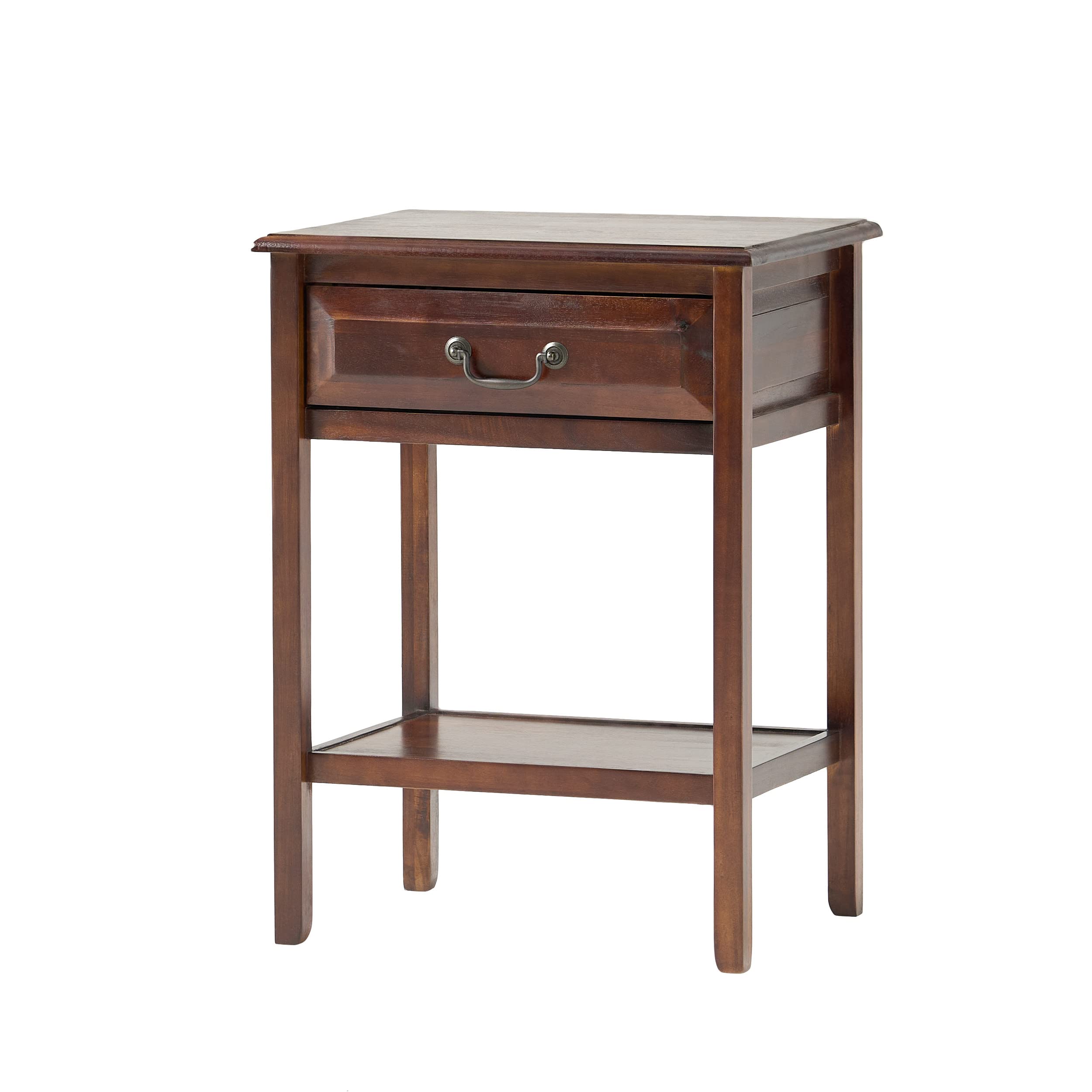 Christopher Knight Home Banks Acacia Wood Accent Table, Brown Mahogany