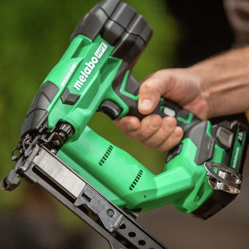 Metabo HPT 18V MultiVolt™ Cordless Stapler | Tool Only - No Battery | 1/4-Inch 18-Ga Narrow Crown | Accepts 1/2-Inch up to 1-1/2-Inch 18-Ga 1/4-Inch Staples | N1804DAQ4