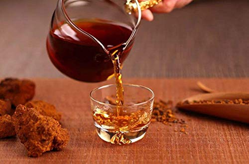 Chaga Mushroom Chunks - 8 ounce, 100% Wild Harvested with Black Top Crust, Premium Tea Chunks - Antioxidants, Healthy Drinks